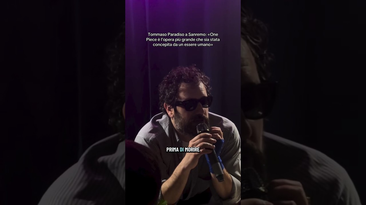 Tommaso Paradiso a Sanremo con il guanto di One Piece: la storia dietro ...