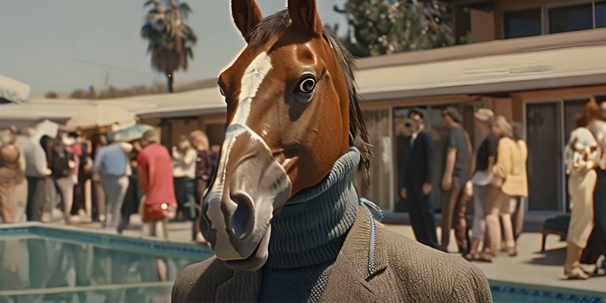 BoJack Horseman: un video realizzato con l'IA trasforma lo show da ...