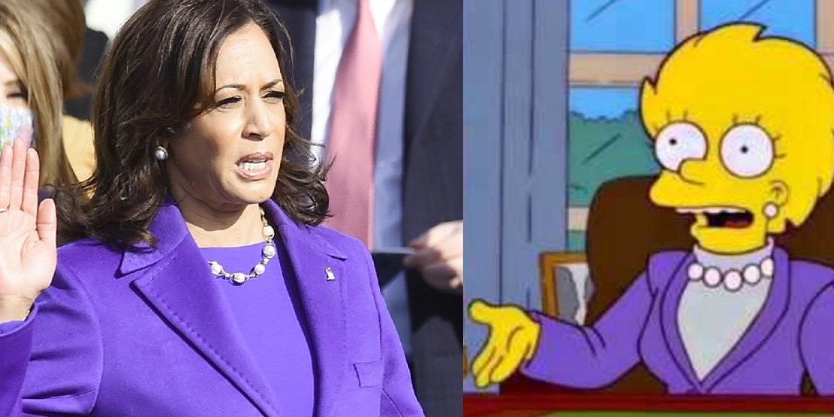 I Simpson hanno predetto anche il look di Kamala Harris in un episodio ...