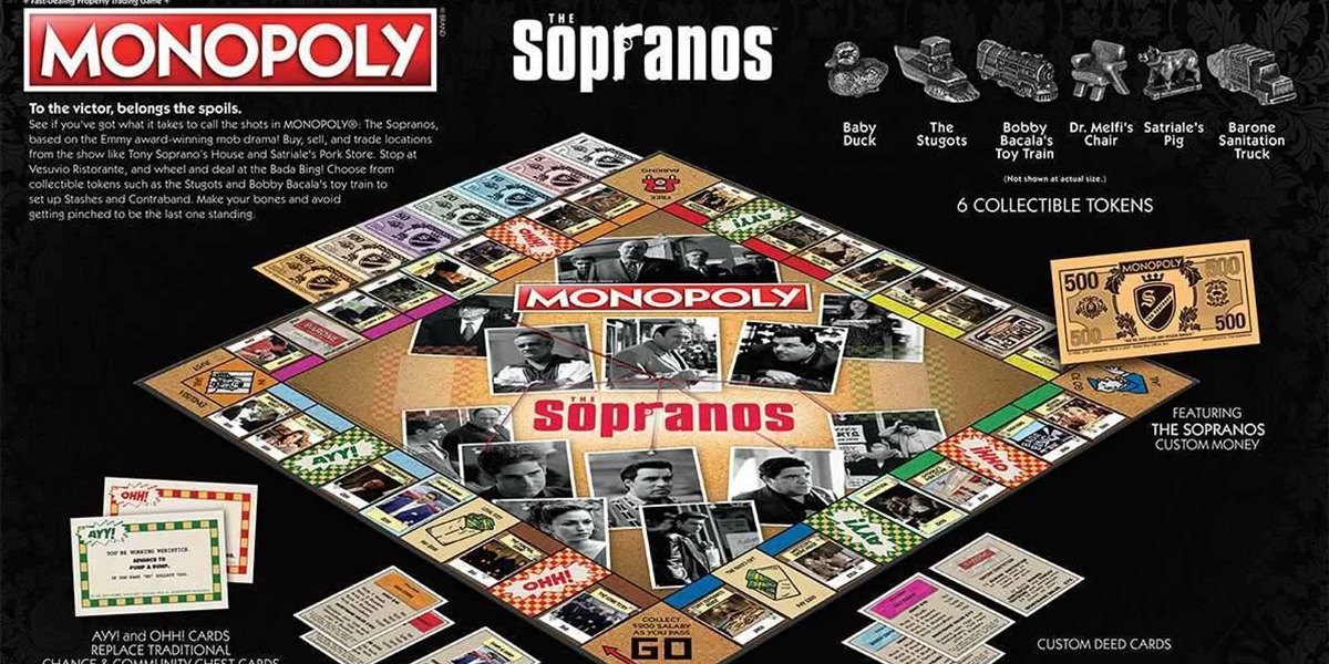 I Soprano: in arrivo il Monopoly ispirato alla serie, ecco le foto e il ...