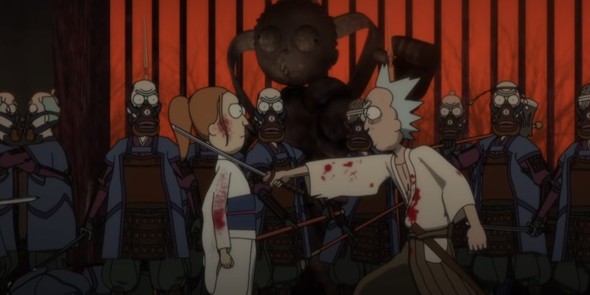 Rick and Morty: sangue a fiotti nella seconda parte del corto anime ...