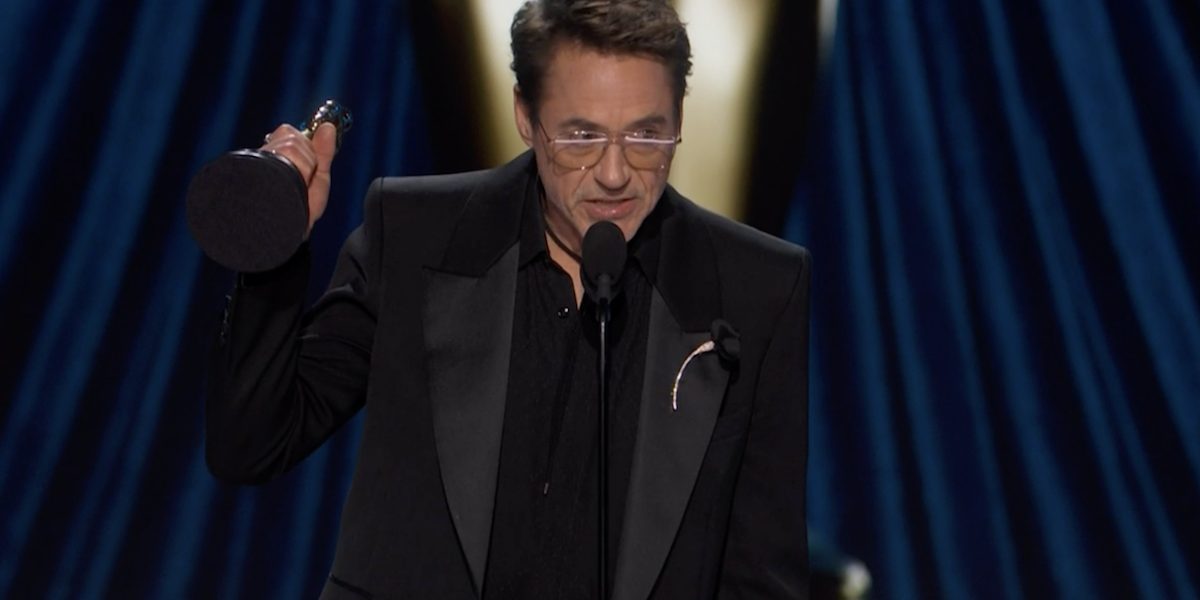 Oscar 2024: il discorso di Robert Downey Jr. con la voce del doppiatore ...